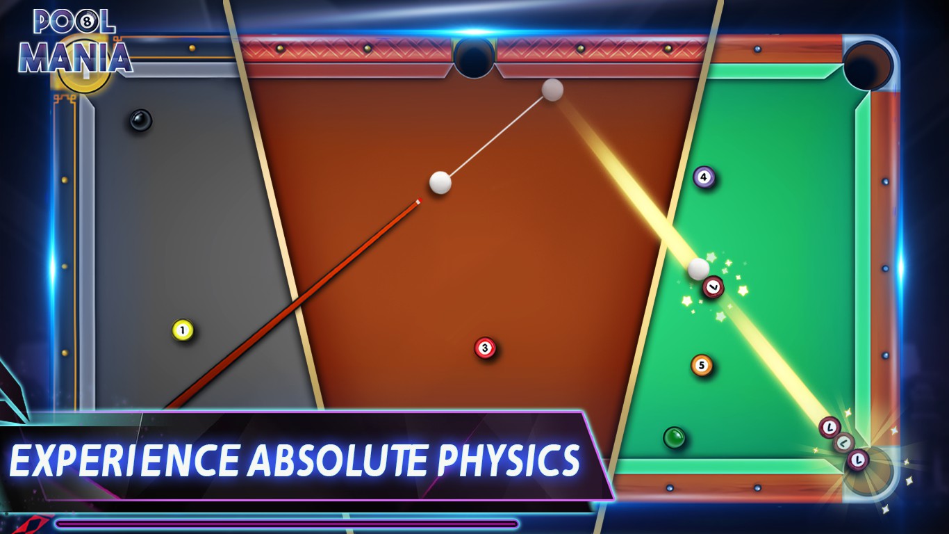 Pool Mania: 8 Ball Billiards - MIRACLE GAMES Store