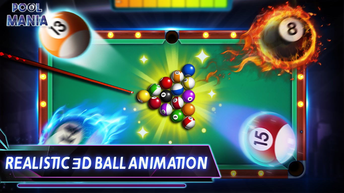 Pool Mania: 8 Ball Billiards - MIRACLE GAMES Store