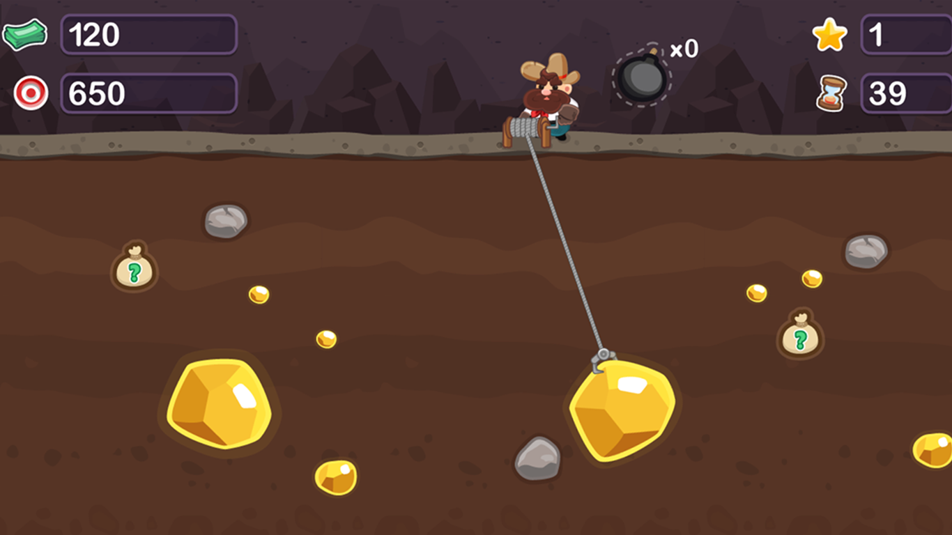 Gold Miner Tom Game - MIRACLE GAMES Store